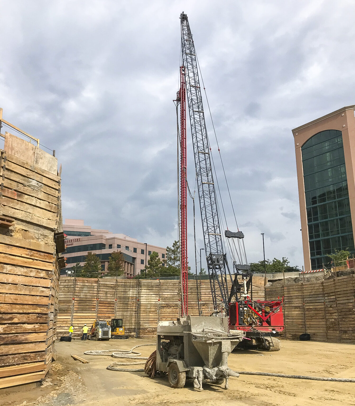 AUGER PILES - St. Jude Hosp. | LG Barcus and Sons