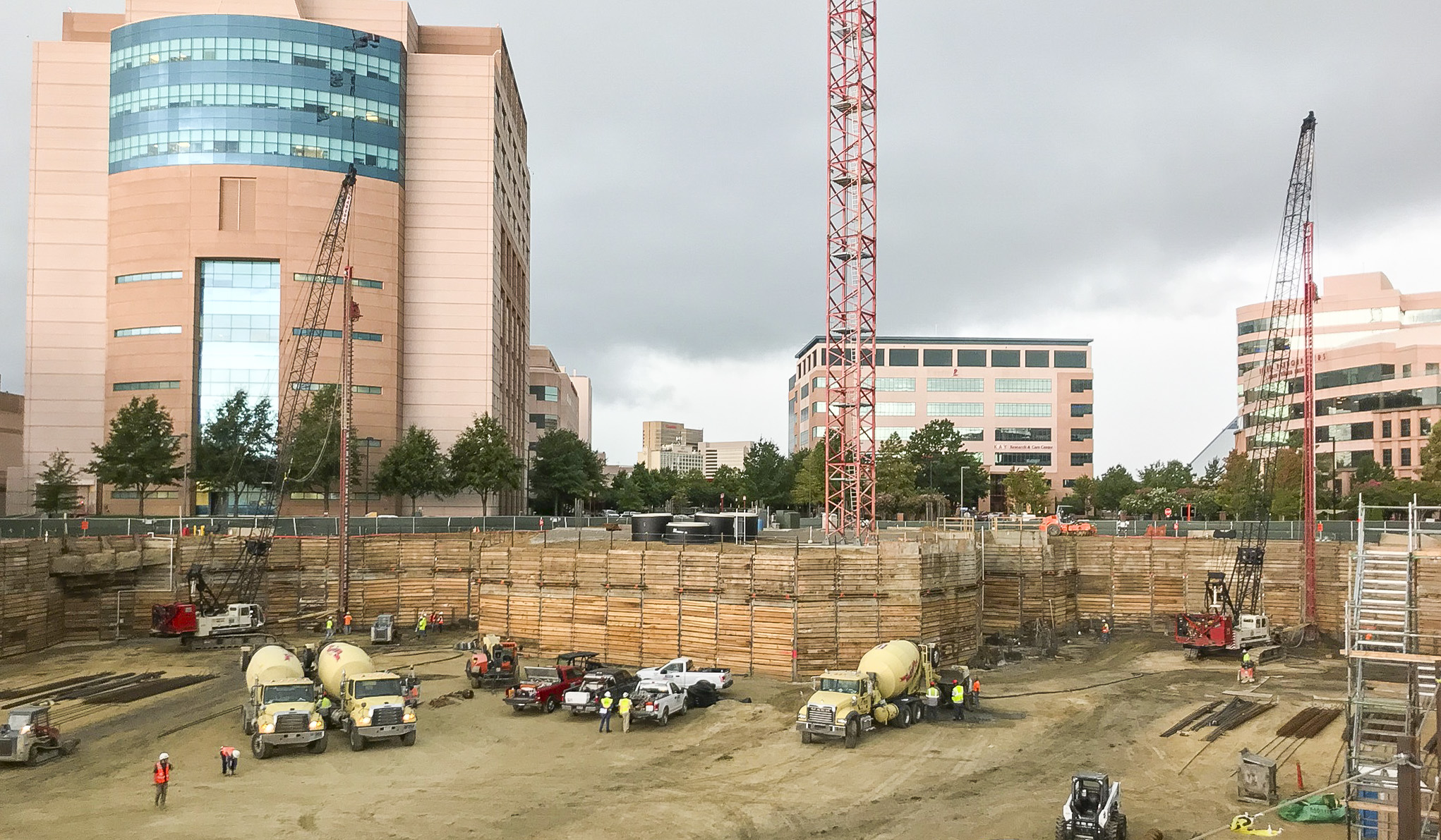 AUGER PILES - St. Jude Hosp. | LG Barcus and Sons